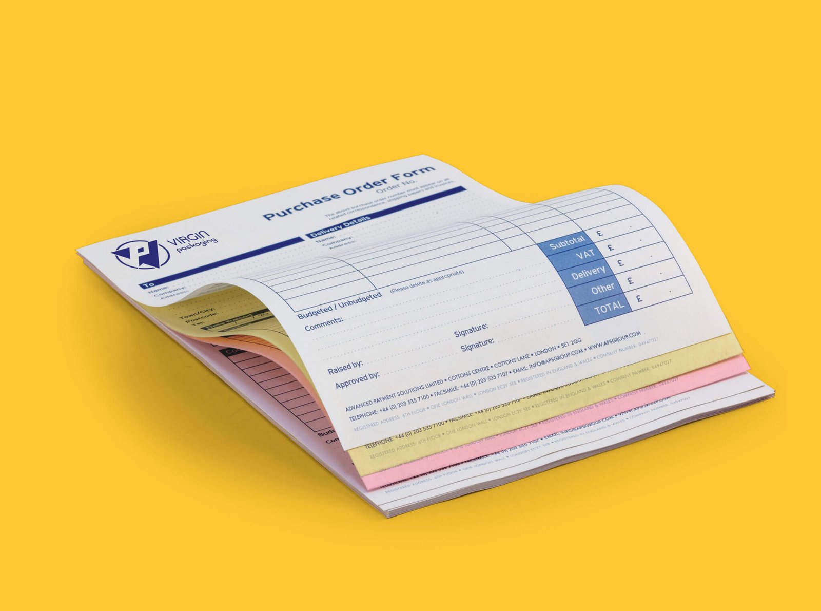 Carbonless Forms — Custom Printed Carbonless Packaging Forms Wholesale ...